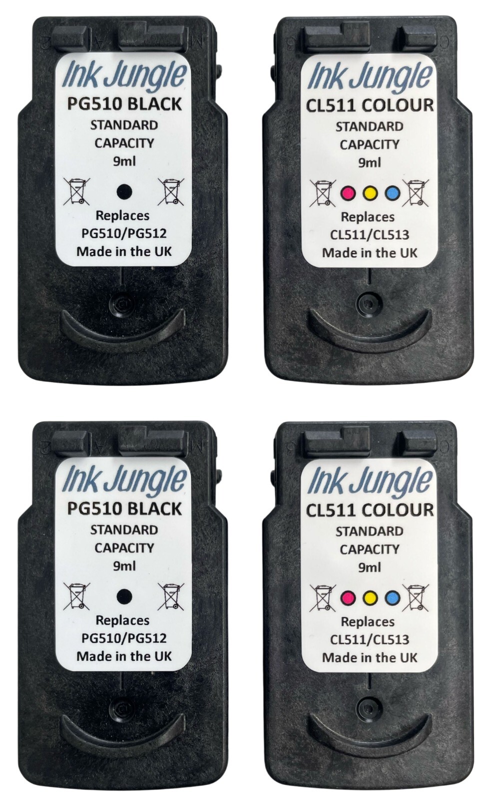 PG510 Black & CL511 Colour Ink Cartridges For Canon PIXMA MP272 Printer ...