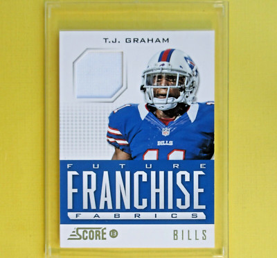 T.J. GRAHAM 2013-14 FUTURE FRANCHISE FABRICS #FR-TG Buffalo Bills | eBay