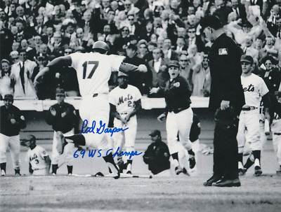ROD GASPAR NEW YORK METS 1969 WS CHAMPS ACTION SIGNED 8x10 | eBay