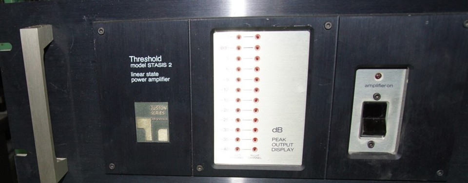 Threshold STASIS2 1979 Power amplifier USED STASIS 2 | eBay