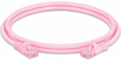 0.5m 50cm PINK Network Cable Ethernet CAT5 CAT5e UTP Gigabit LAN Patch ...