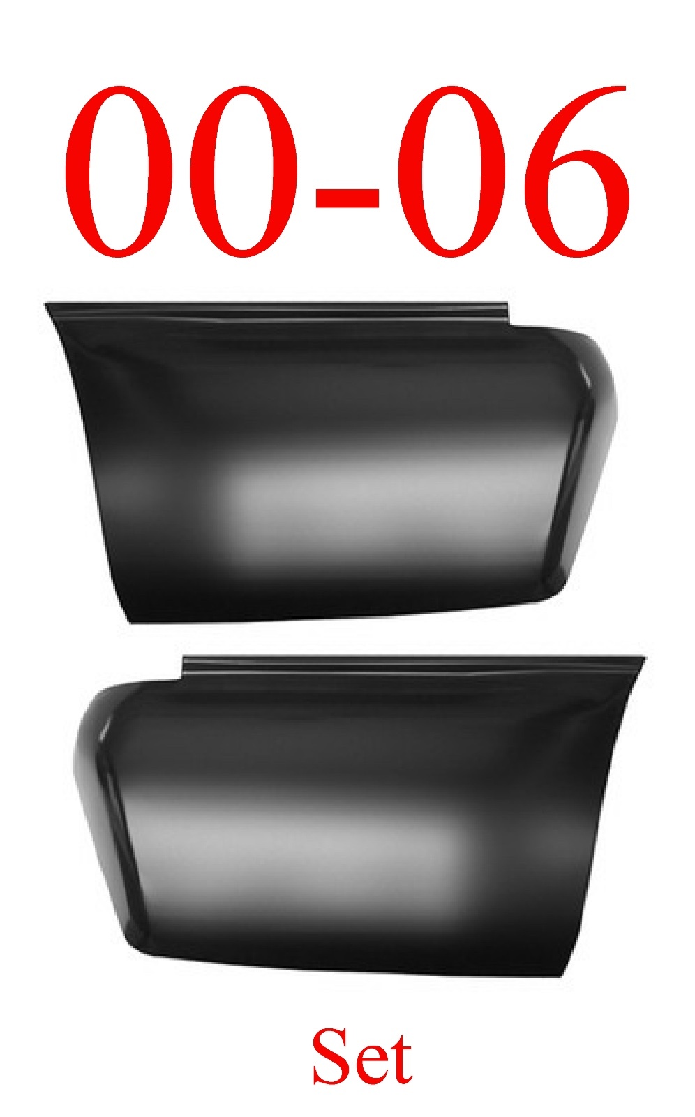 00 06 Suburban Rear Lower Quarter Patch Set, Chevy, Repair Panel L&R | eBay