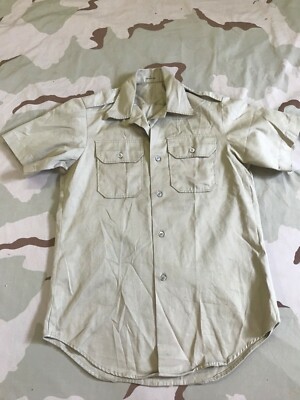 US ARMY SHIRT VINTAGE COTTON/POLY TWILL UNIFORM FATIGUE NSN 8405-00-292 ...