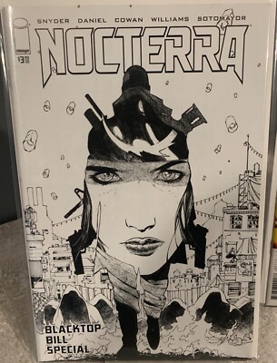 Nocterra Blacktop Bill Special (Image Comics, 2022) B&W Variant Cover ...