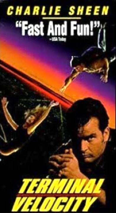 Terminal Velocity (VHS, 1995) Action Thriller Drama Suspense Charlie ...