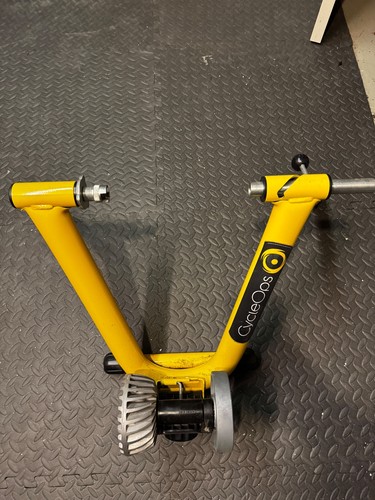 CycleOps yellow fluid bike trainer — older classic, works great ...