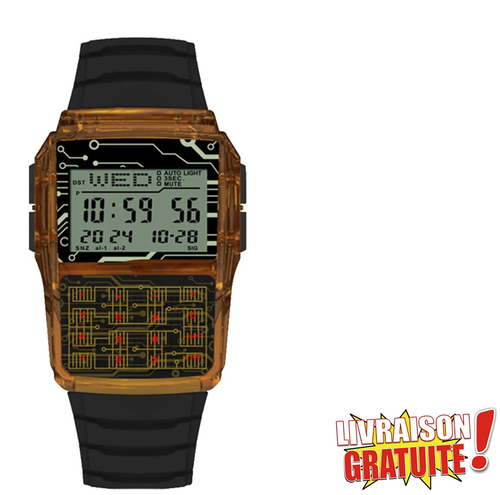 Classic Calculator Digital Watch Retro Style with LED Backlight | eBay