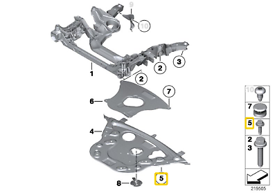 BMW 31106783907 Genuine OEM Support Plate Bolt for sale online | eBay