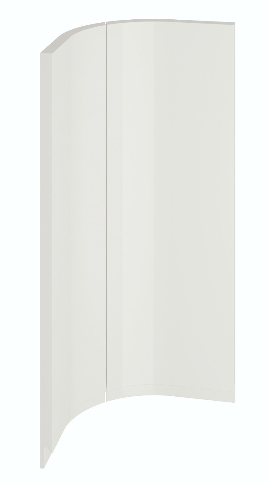 Light Grey Handleless Lucente High Gloss Replacement Kitchen Doors all sizes | eBay