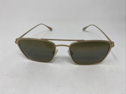 MAUI JIM EBB&FLOW MJ542-16A MATTE GOLD W/ BROWN POLARIZED LENS +J01 | eBay
