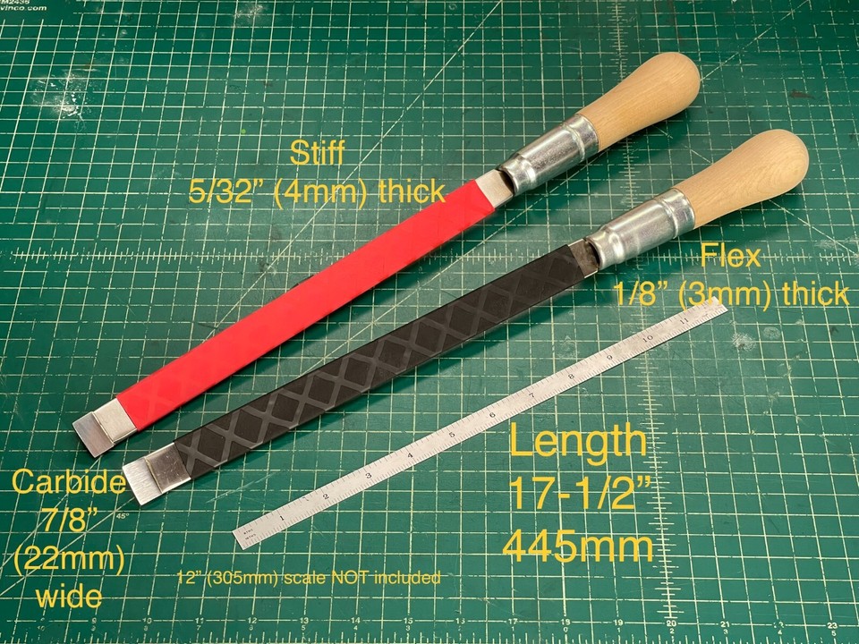 (1) Machinists' Scraper, Machinist Hand Scraper, Flat, Wide, Carbide ...