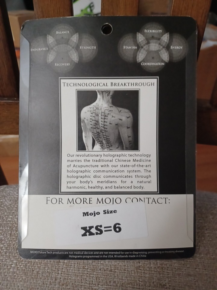 Mojo Future Tech Holographic Technology Bracelet Size Xsmall Color Red ...