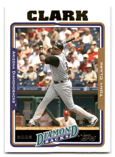 Tony Clark 2005 Topps Updates & Highlights Baseball #UH3 Arizona ...