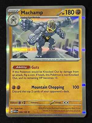 Machamp Holo SV: Scarlet & Violet 151 #068/165 Pokemon TCG | eBay