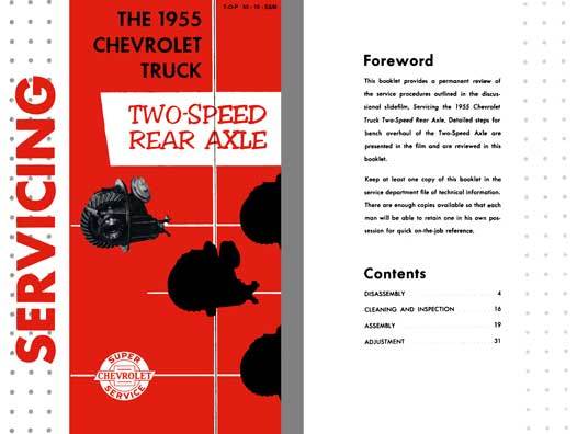 Chevrolet 1955 - The 1955 Chevrolet Truck Two Speed Rear Axle | eBay