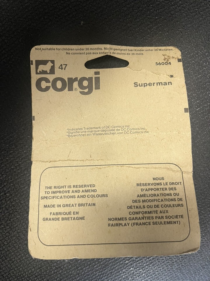 Corgi Junior Superman Van # 47 New | eBay