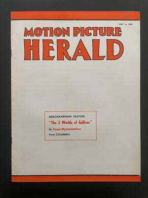 Motion Picture Herald The 3 Worlds of Gulliver Pressbook July 16, 1960 ...