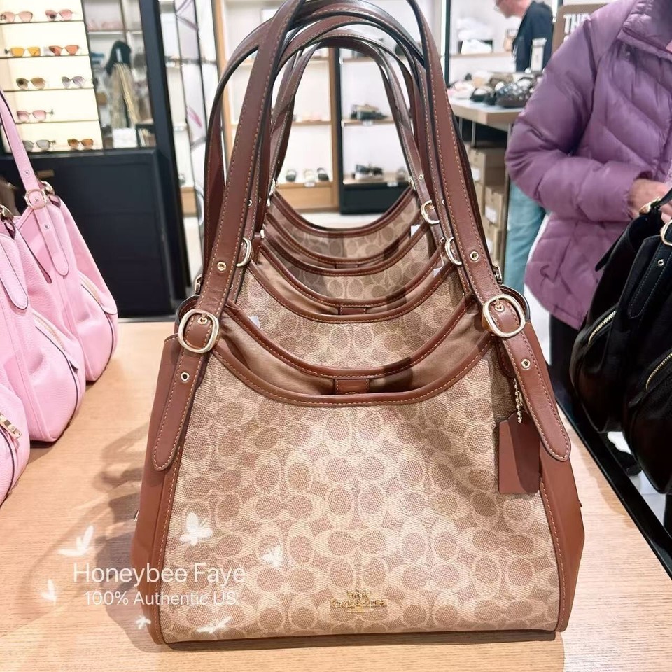 NWT Coach Erin Shoulder Bag In Signature Canvas CAQ87/CAQ86 | eBay