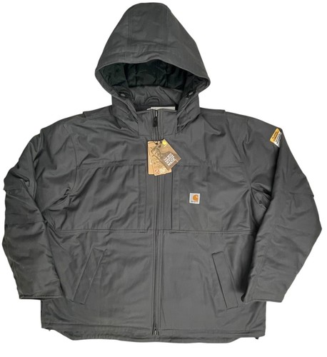 Carhartt Jacket Mens 3XL Gray Charcoal Shadow Full Swing Insulated ...