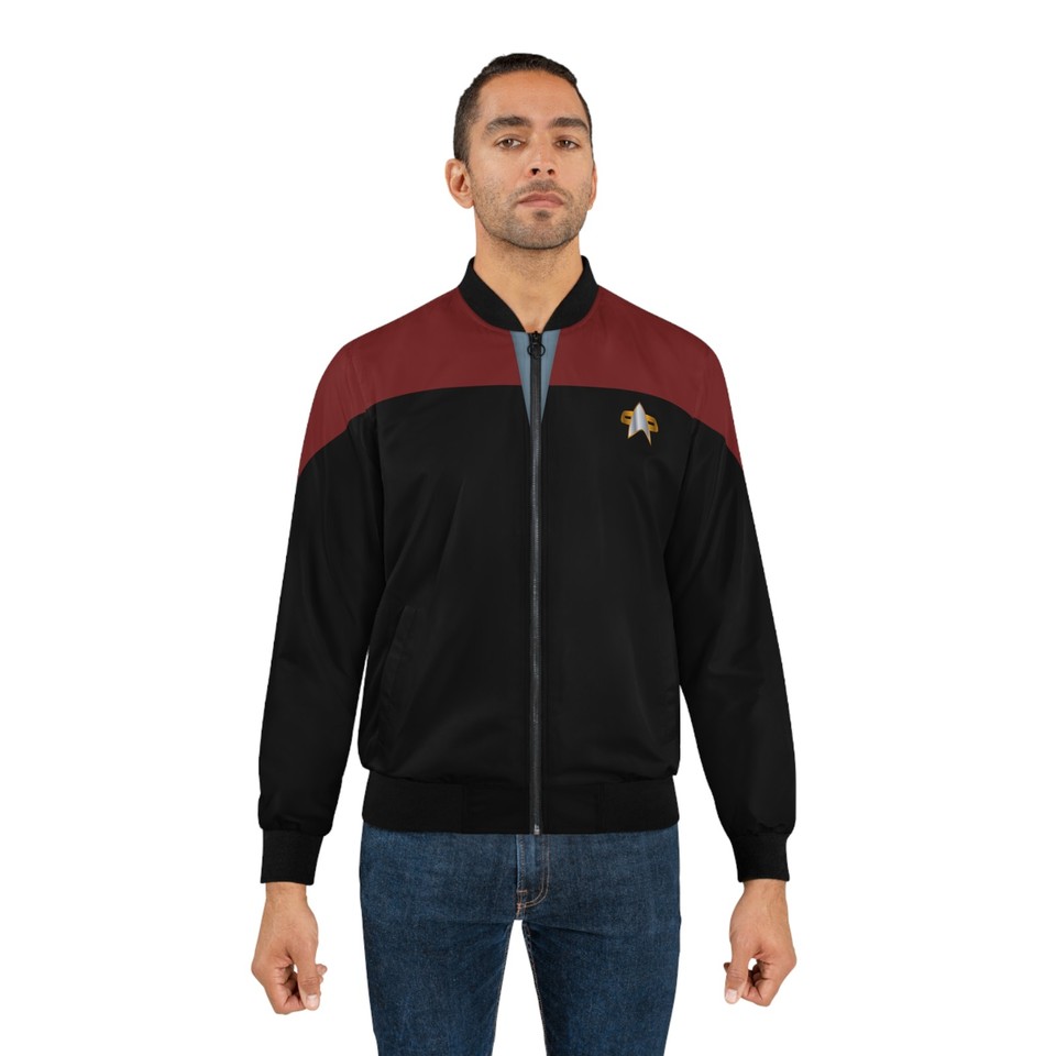 Star Trek Voyager Red Uniform Bomber Jacket - Janeway Christmas ...
