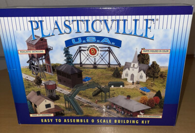 Bachmann Plasticville #45984 O Scale Rustic Fence Building Kit | eBay