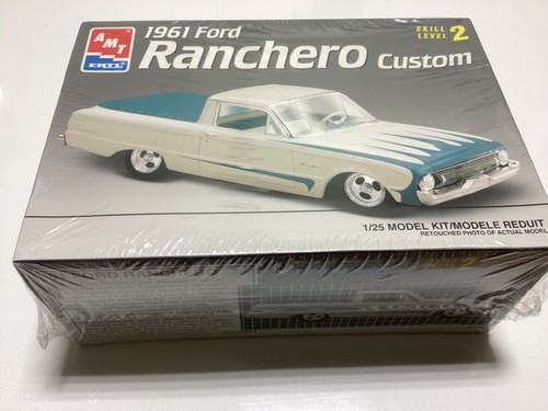 AMT / ERTL 1961 Ford Ranchero Custom Car Model Kit 1/25 SEALED #8062 $1 ...