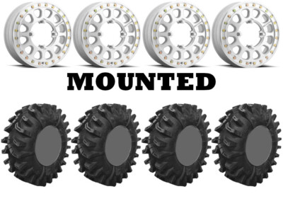 Kit 4 SuperATV Terminator Tires 34x10-15 on Method 401-R Beadlock ...