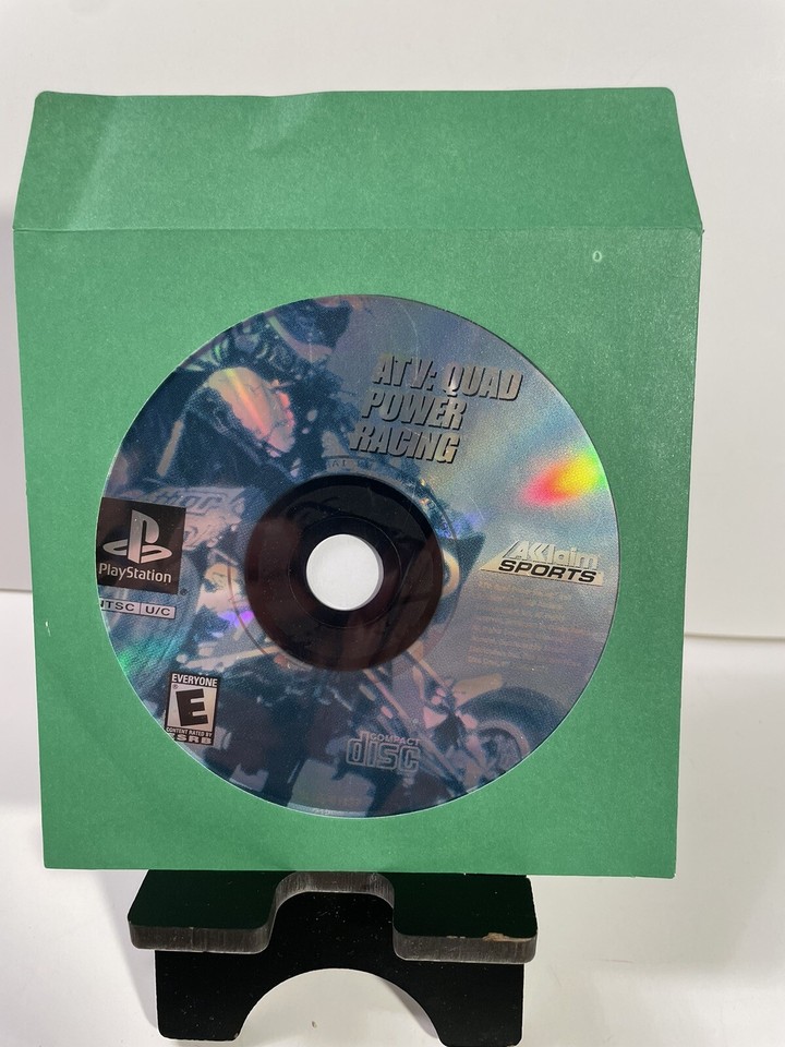 ATV: Quad Power Racing (Sony PlayStation 1, 2000) Disc Only Fast S/H ...