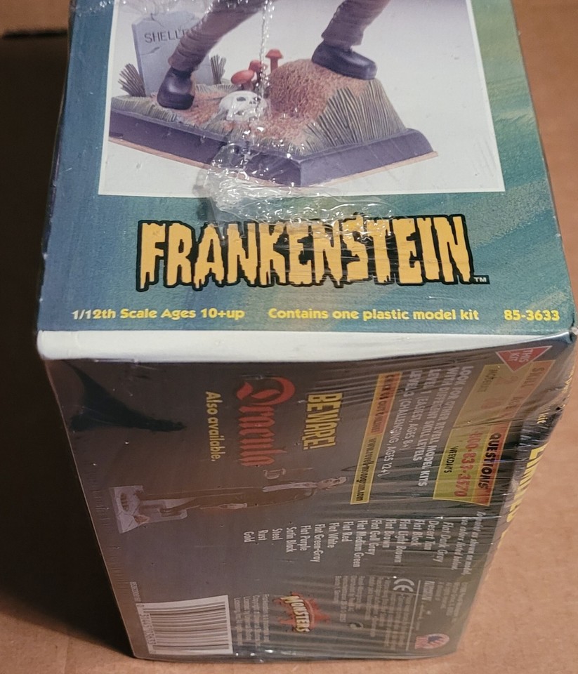 Revell-Frankenstein Monsters of the Movies plastic kit #85-3633 1:12 ...