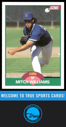 1989 Score Rookie & Traded #32T Mitch Williams | eBay