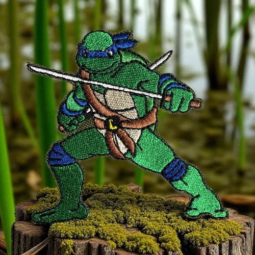 TMNT Iron on Patch Leonardo | eBay