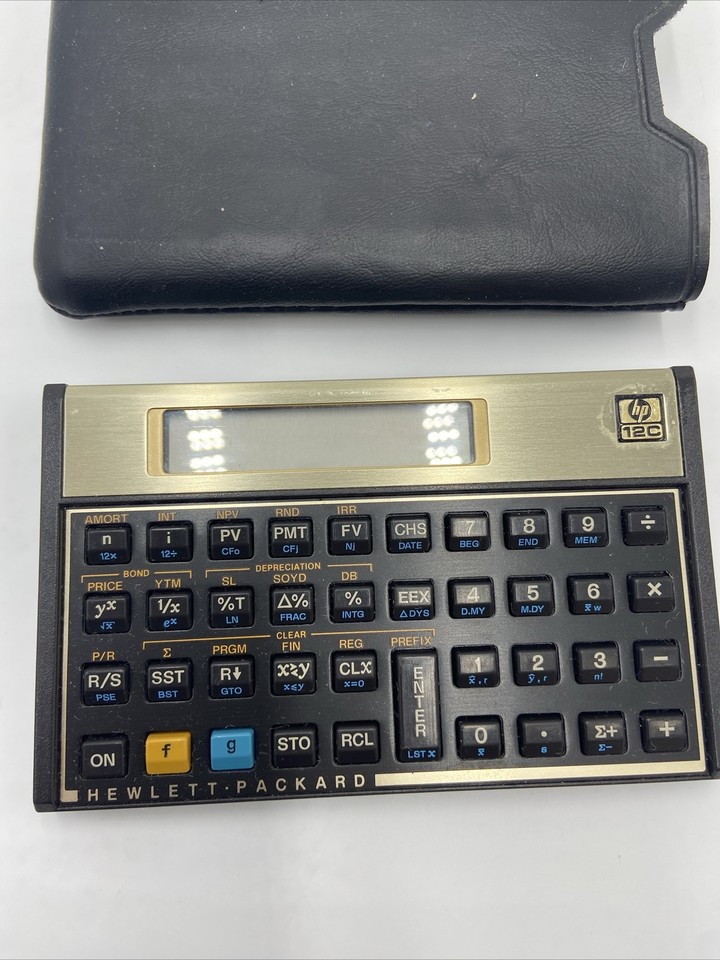 Hewlett Packard HP-12C Golden Calculator , TASTED And Working | eBay