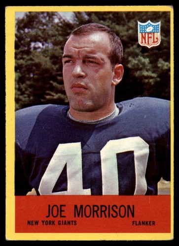 1967 Philadelphia #116 Joe Morrison Excellent+ NY Giants ID:141442 | eBay