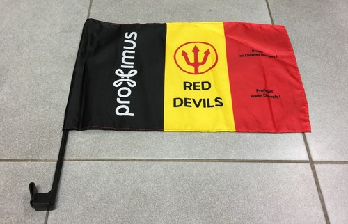 DRAPEAU BELGE SUPPORTER EQUIPE FOOTBALL BELGIQUE RED DEVILS SPONSOR ...