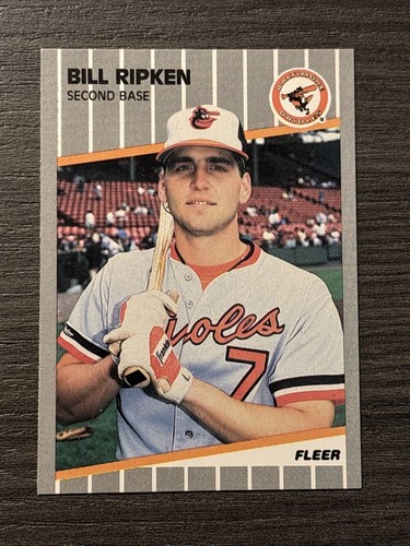 1989 Fleer #616 Bill “Billy” Ripken Card FF F**k Face Error BLACK BOX ...