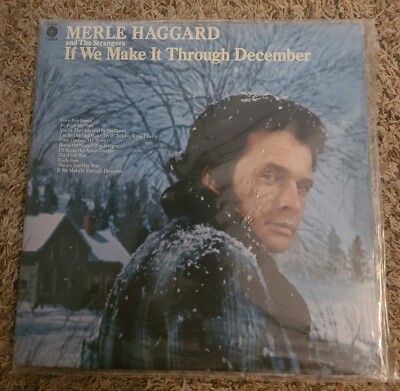 MERLE HAGGARD "IF WE MAKE IT THROUGH DECEMBER" (RARE NEW VINYL / 1ST ...
