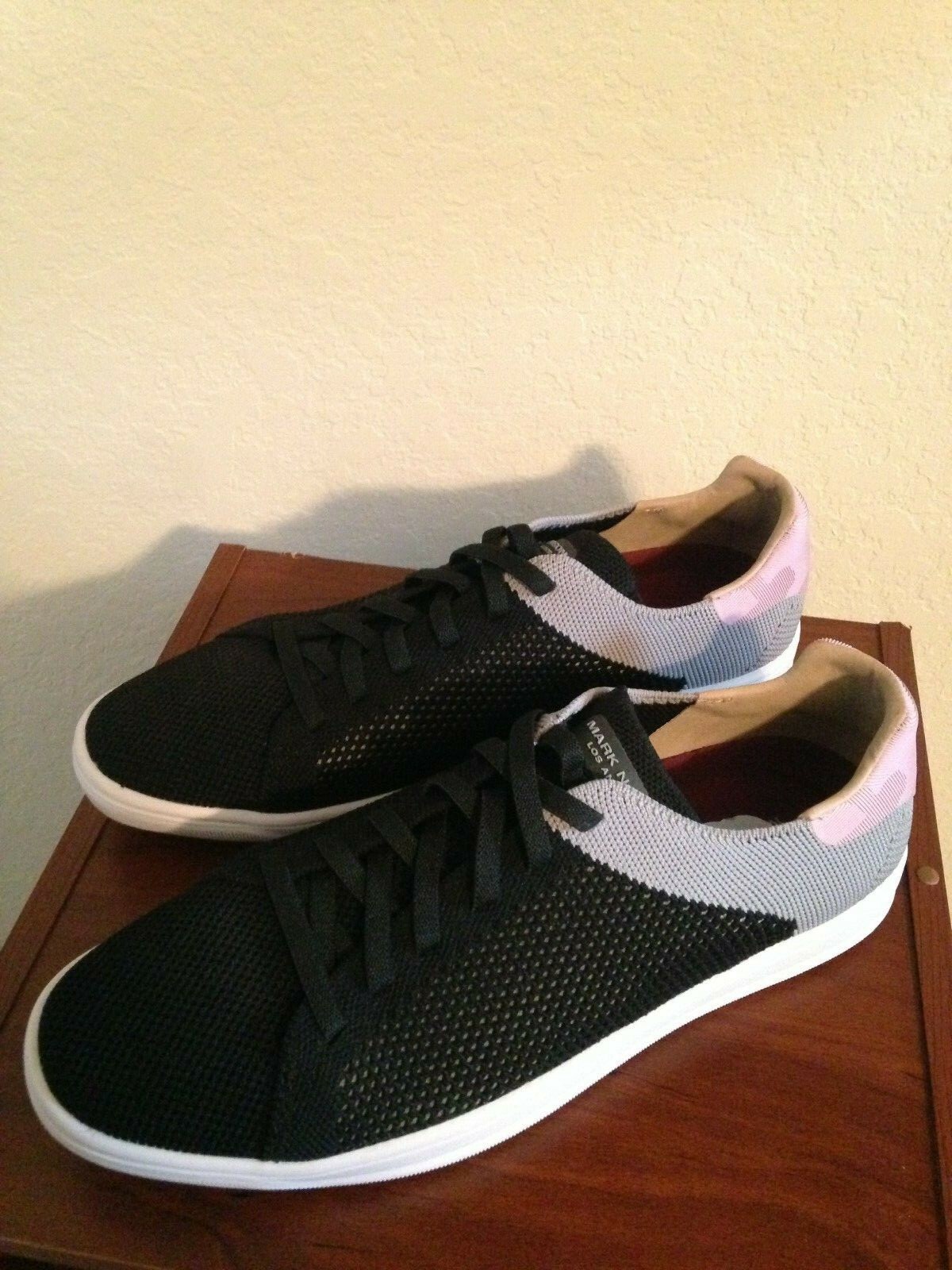 Women’s Mark Nason Jesse Black/Gray/Pink Fashion Sneaker Size 9 - New ...