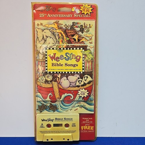 Vintage "WEE SING" Bible Songs CD + Cassette Tape With Lyrics New ...