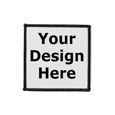 Custom Square Printed Patch - Sew On Badge in 3 sizes | eBay