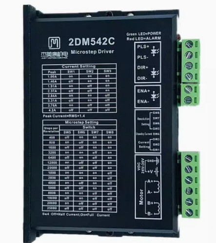 with 42/57 two-phase stepper motor 4.2A motor controller 2DM542C drive ...