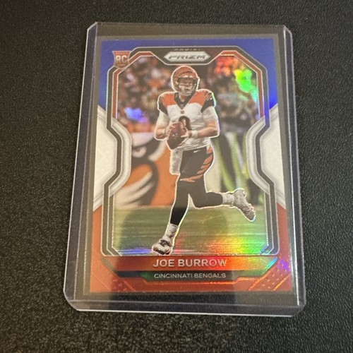 2020 Prizm Joe Burrow RC Red White and Blue #307 Bengals | eBay