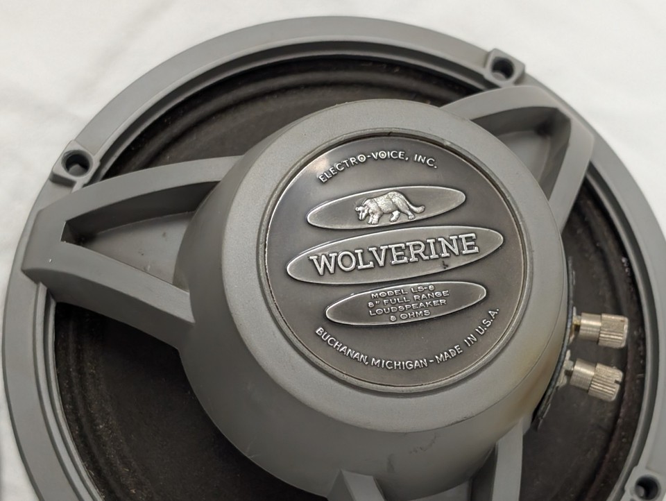 🔥 WOLVERINE BY ELECTRO-VOICE LS-8 8” 8-ohm FULL-RANGE LOUDSPEAKER LOT OF THREE | eBay