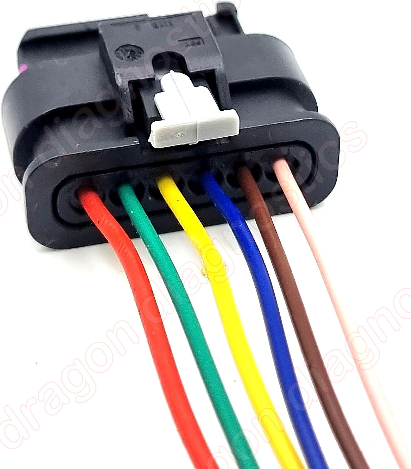 6 Pin For Fiat 500X 2016-2022 Rear Tail Light Rear Lamp Plug Prewired ...