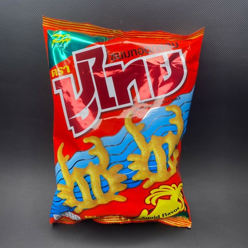 PU-THAI SQUID FLAVOR CRISPY SNACK THAIFOOD | eBay