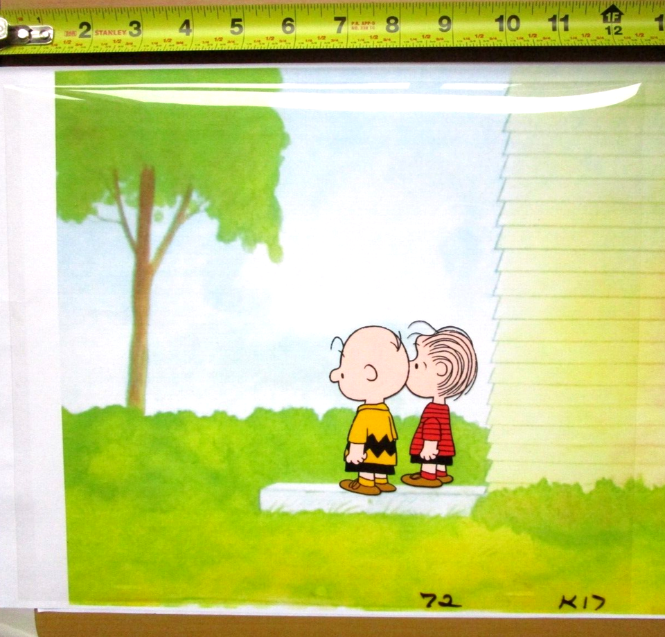 1980's PEANUTS CHARLIE BROWN + LINUS Charles Schulz ORIGINAL PRODUCTION ...