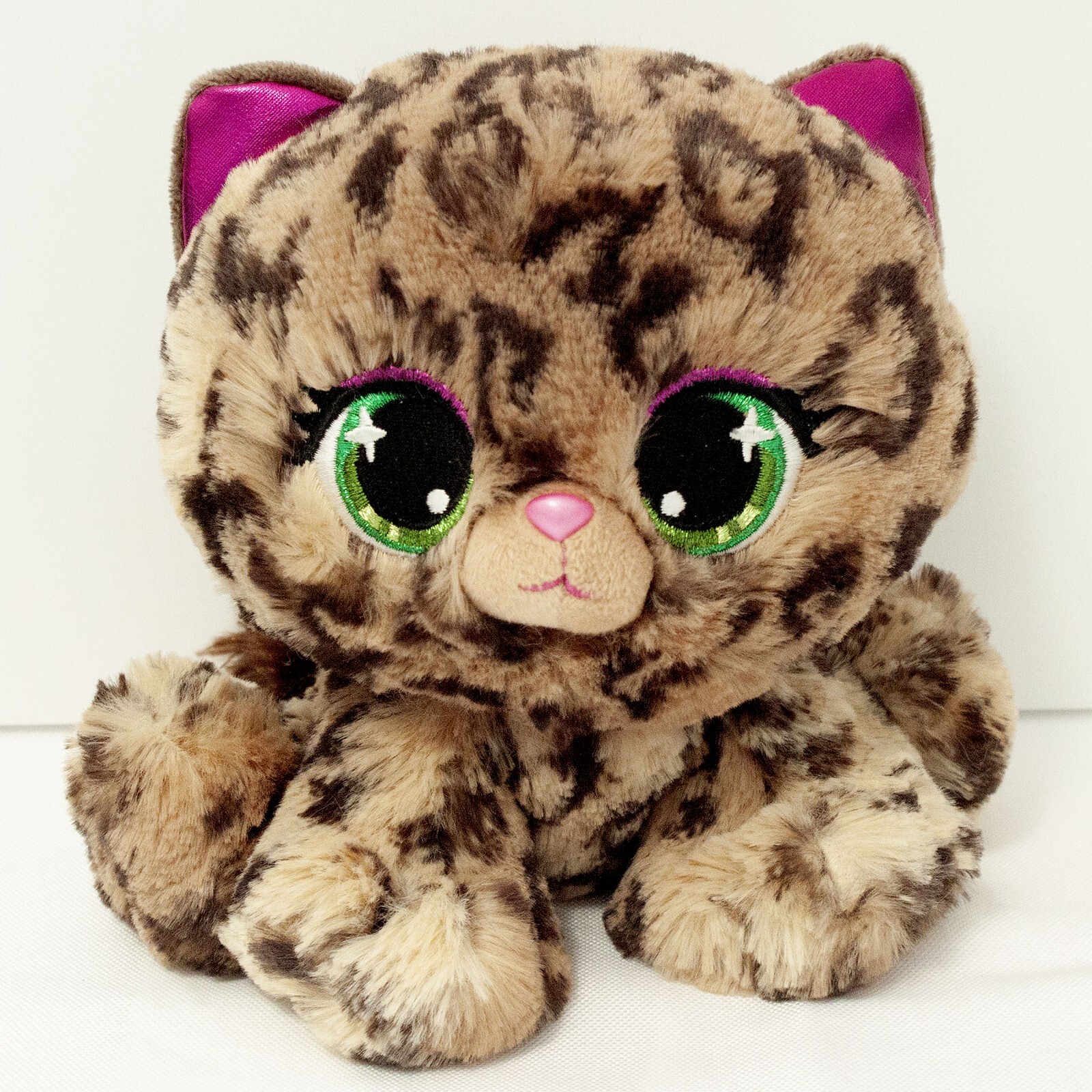 2 Gund P.Lushes Pets Sadie Spotson Leopard Kitty Cat & Khloe O'Bearci ...