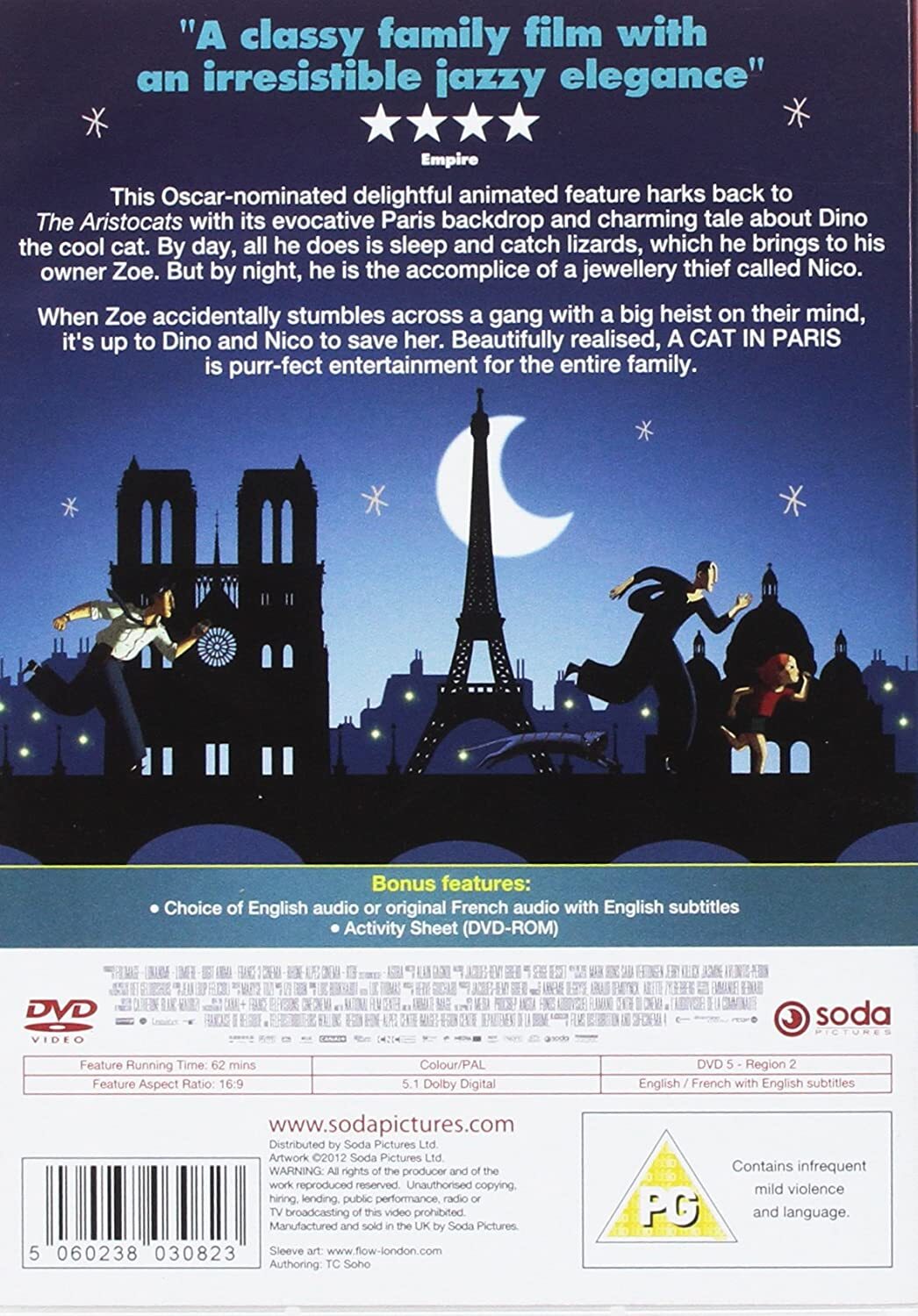 A Cat in Paris (DVD) | eBay
