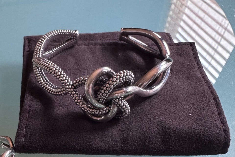 LAGOS LOVE KNOT intertwined SS cuff | eBay