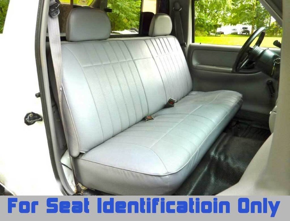 HD Canvas charcoal truck bench seat cover fits 91-95 Ford ranger bench ...