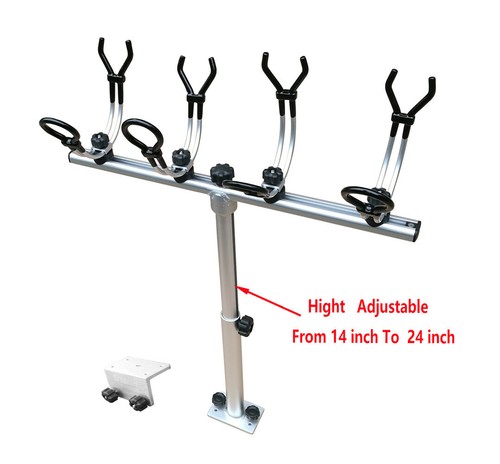 Brocraft Crappie Rod Holder System with Gunnel Track Mount | eBay